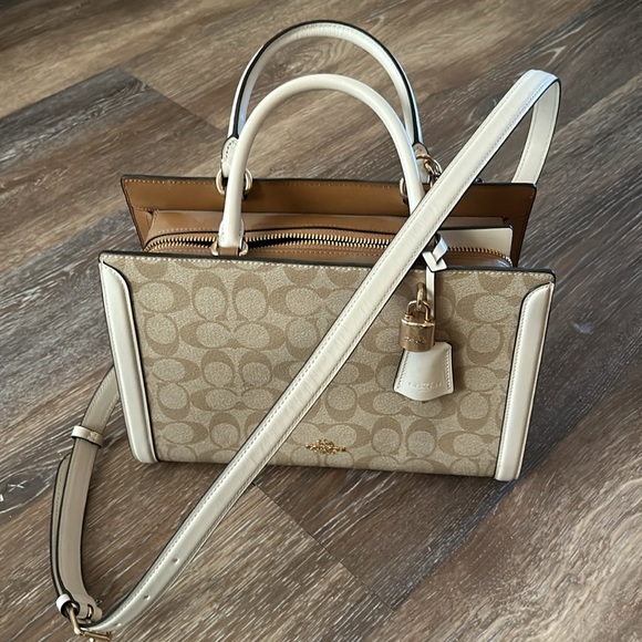 Coach | Bags | Coach Small Zoe Carryall In Signature Canvas | Poshmark